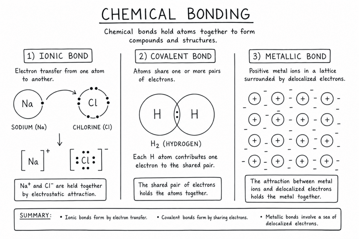 Chemical Bonding: Ionic, Covalent & Metallic Bonds - Gaurav Tiwari